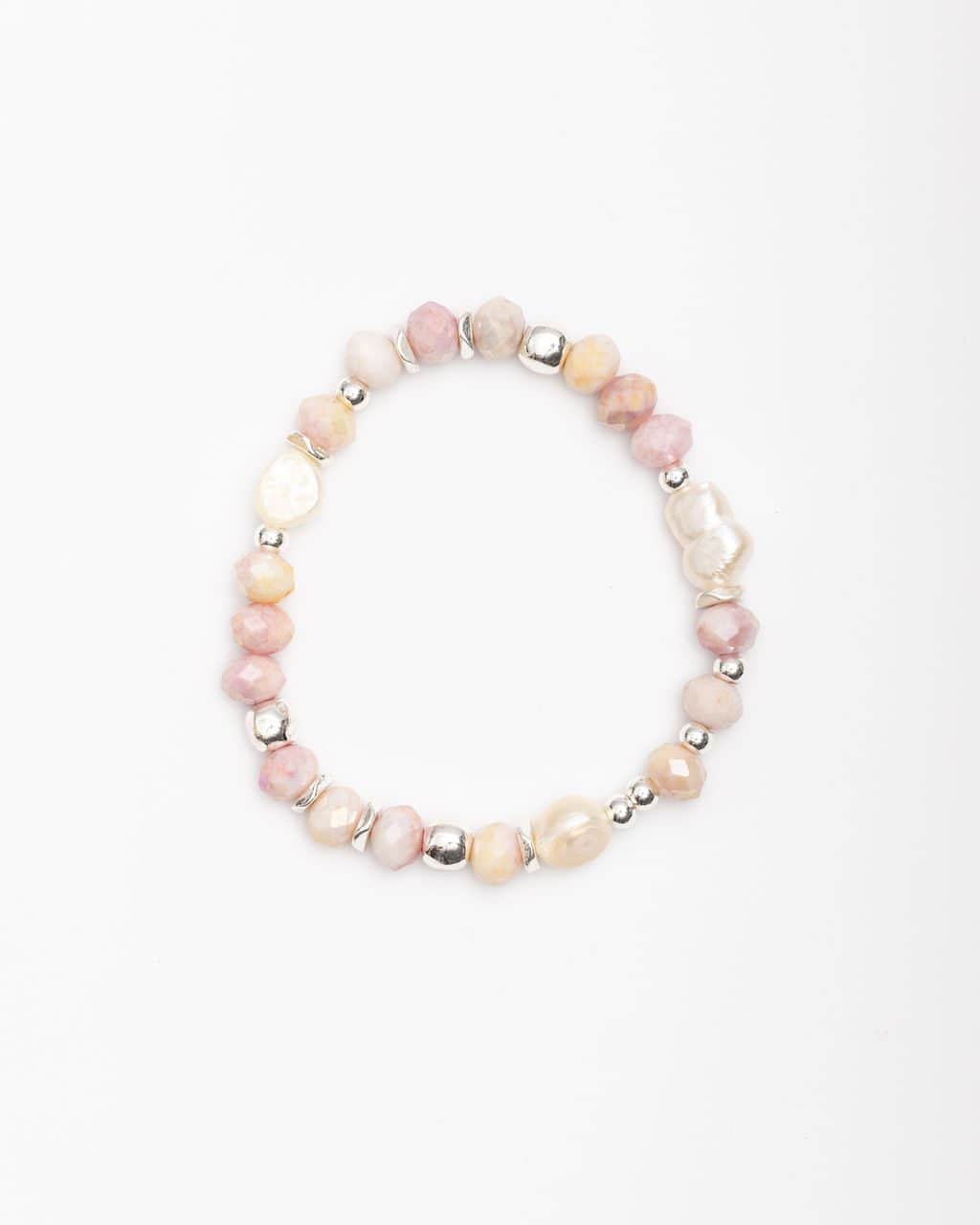 Bea Silver Pink Bracelet - Stilen