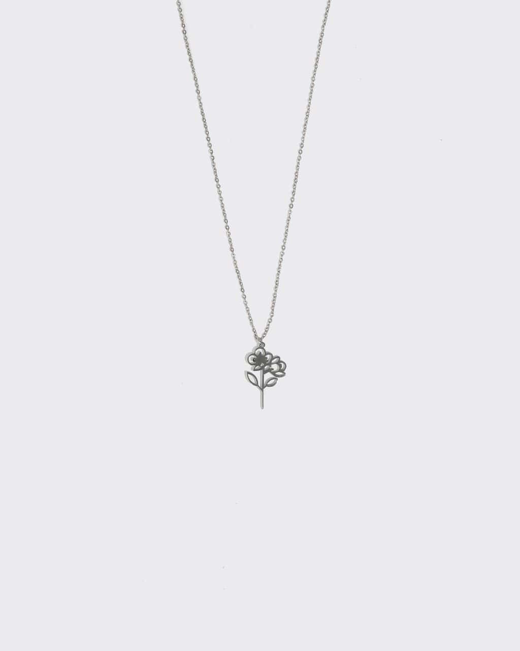 Jasmine Silver Necklace - Stilen