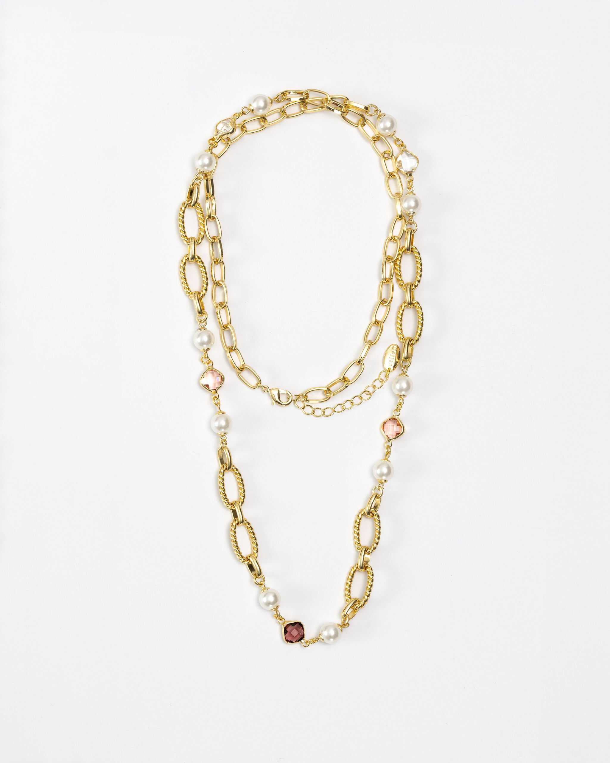 Hazel Long Necklace - Gold - Stilen